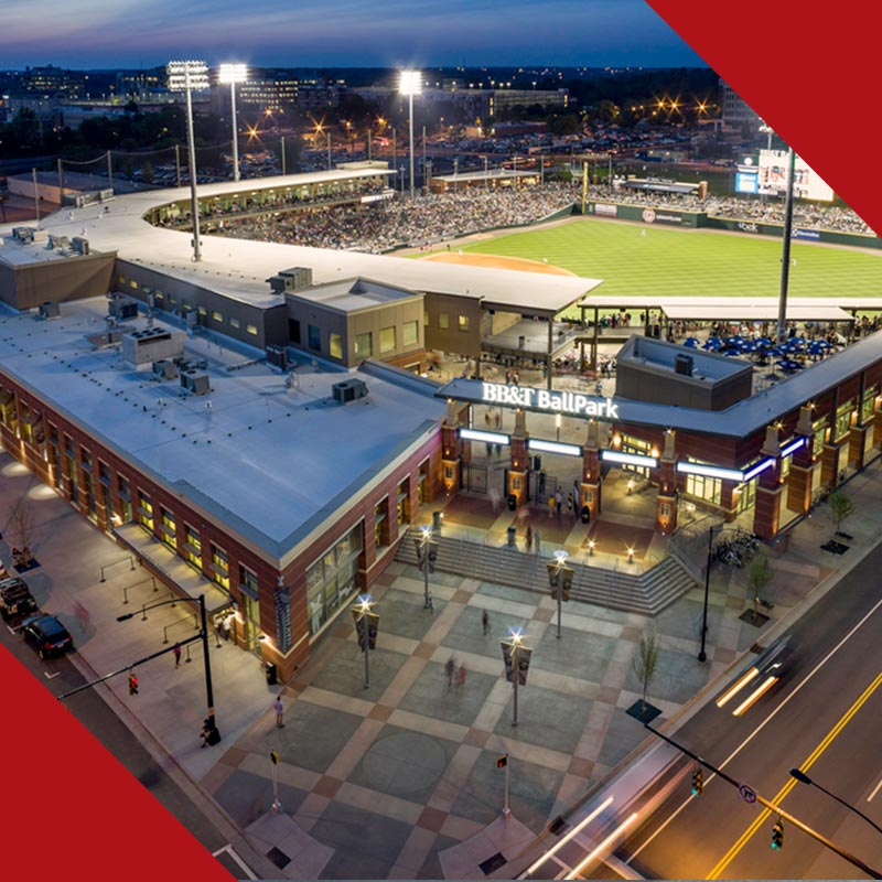 BB&T Knights Baseball Stadium - Spectrum Interiors of South Carolina, Inc.